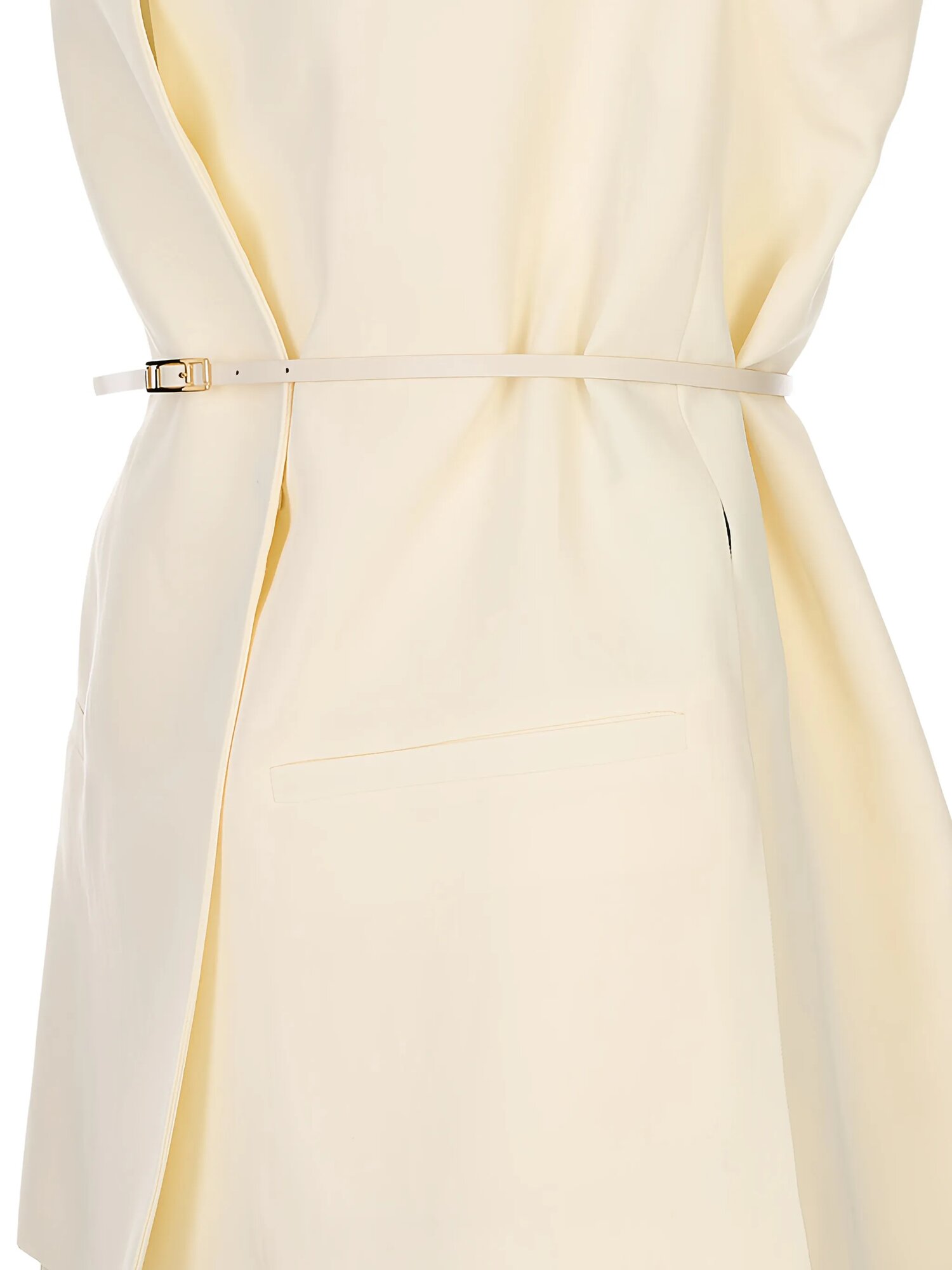 Куртка FABIANA FILIPPI Belted sleeveless jacket, размер 42, разноцветный — фото 1