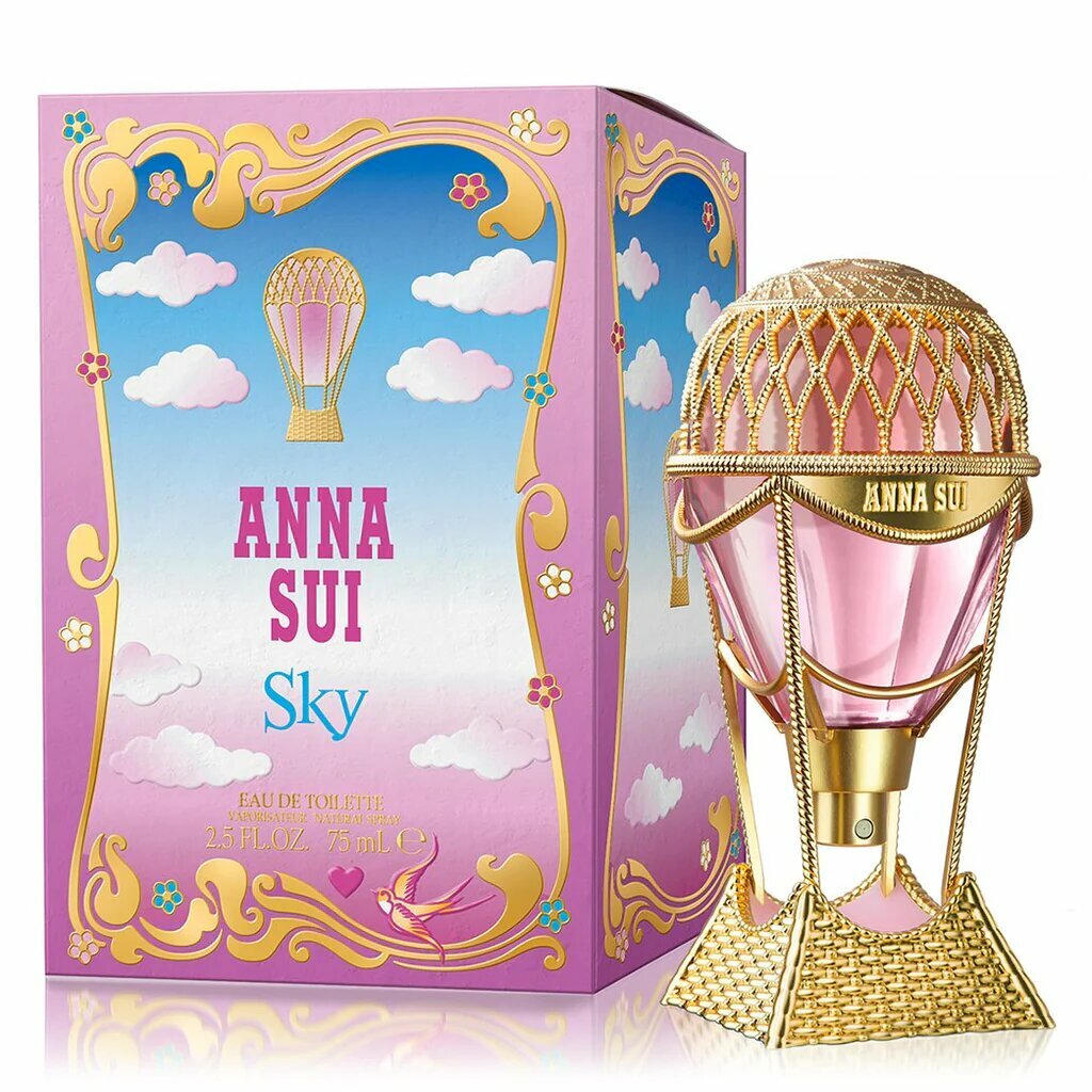Anna Sui Sky туалетная вода 75 мл, соблазнительный аромат для женщин