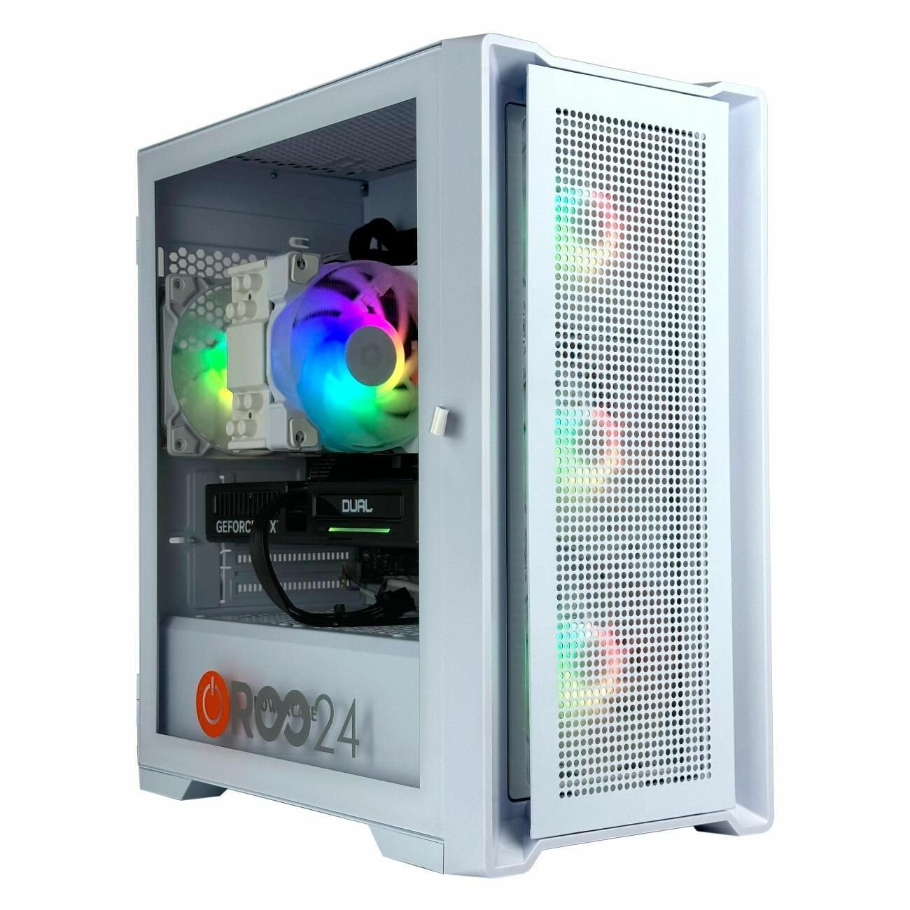Системный блок Roo24 Gaming (Ryzen 5 7500F / 32ГБ / SSD M.2 ГБ / RTX5070 / Win11 Pro) белый