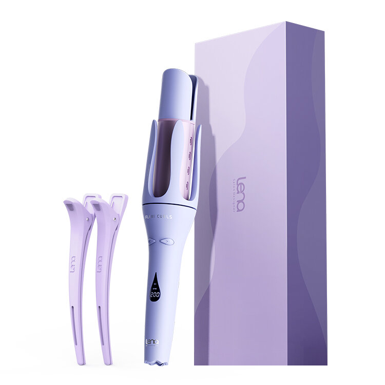 Автоматическая плойка унисекс Lena Ion Hair Friendly LN Z3S Purple, 40 мм, 13385648