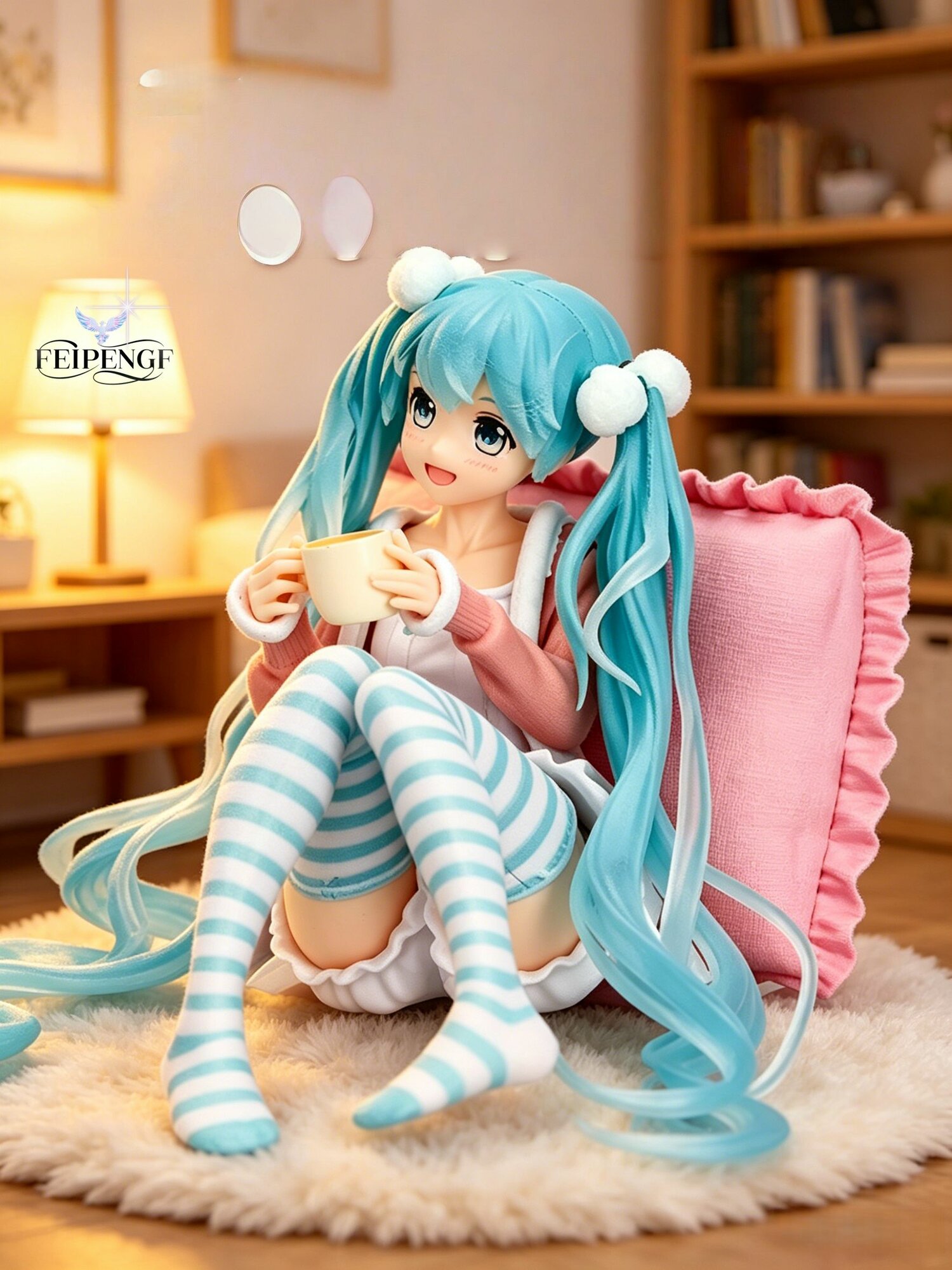 FEIPENGF Фигурка Мику Хацунэ / Miku Hatsune (9см, пакет)