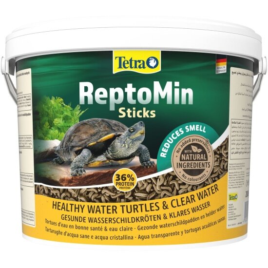 Корм Tetra ReptoMin Sticks основной для водных черепах 10л