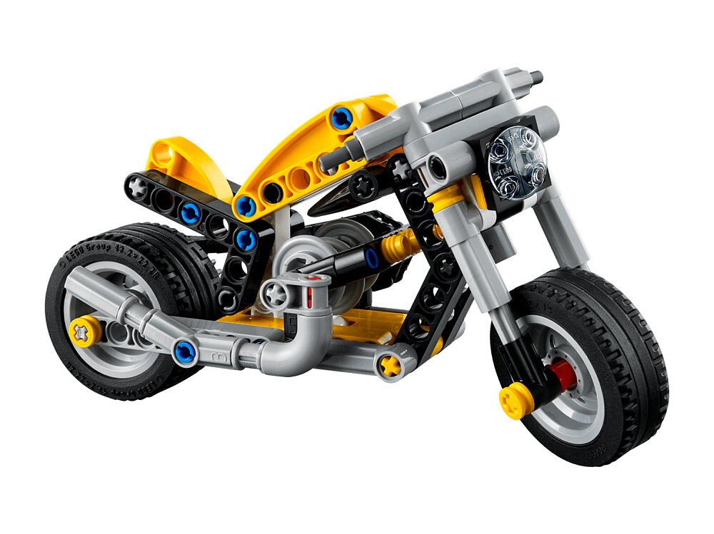 Конструктор LEGO Technic 42225 Конструктор Жёлтый мотоцикл