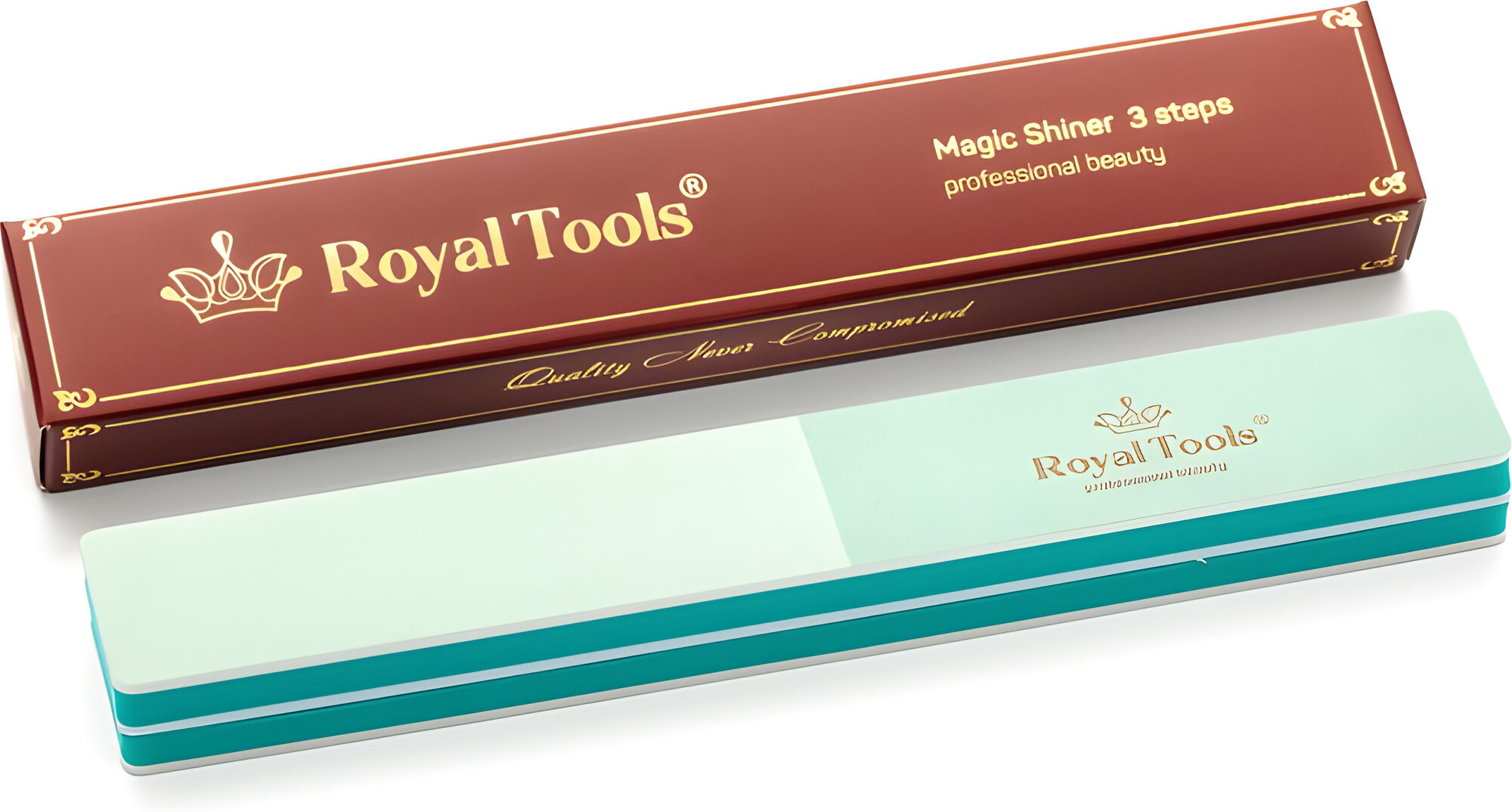 Royal Tools Полировка для ногтей 3-х сторонняя (1 шт.) Magic Shiner 3 Steps