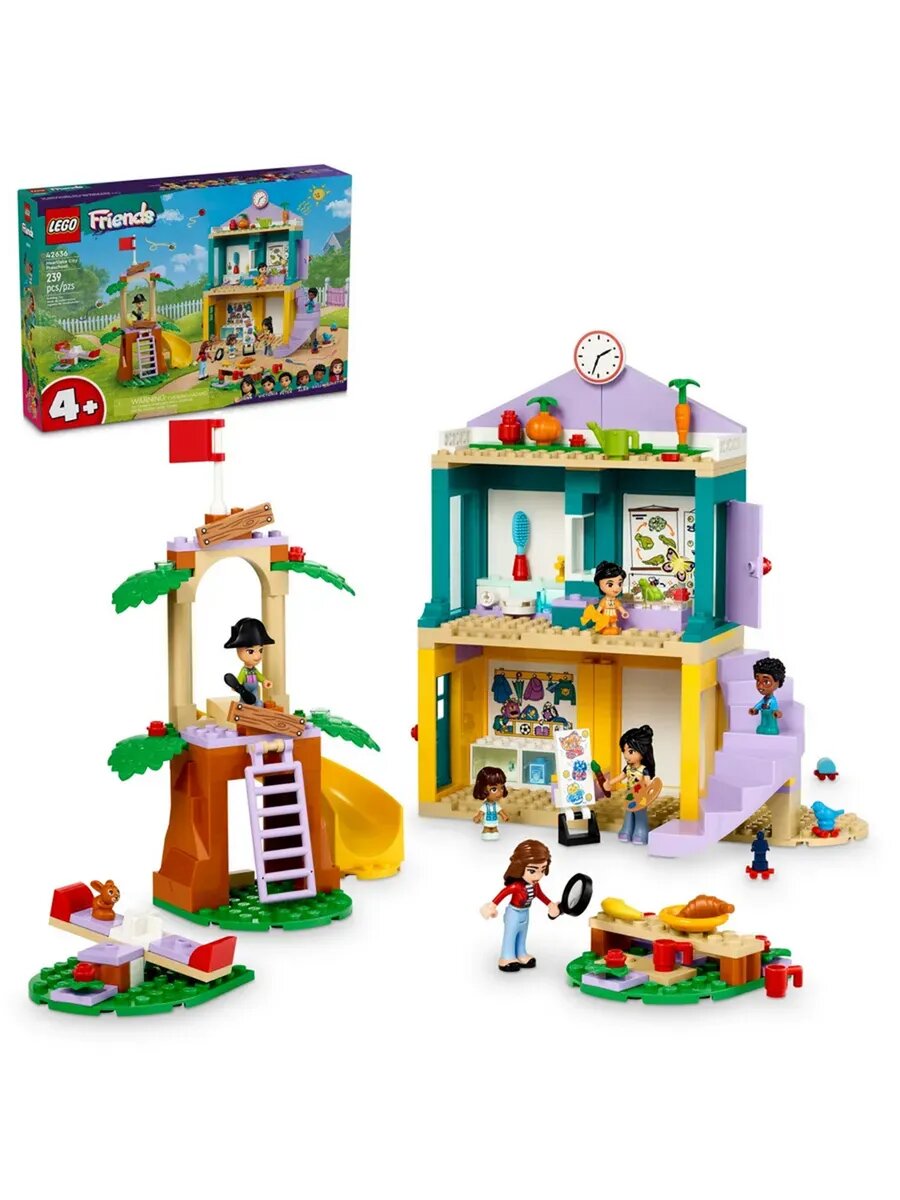 Конструктор LEGO Friends "Дошкольное учреждение Хартлейк-Сити" 42636, 4+ лет