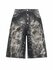 Шорты THUG CLUB Distressed hard-washed shorts, размер 52, black/black