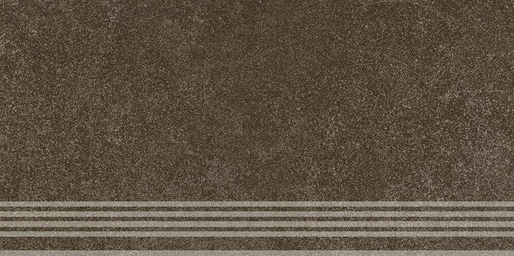 KM6060G0911RGRF Ступень Руссильон коричневый тёмный матовый обрезной 30x60x0,9