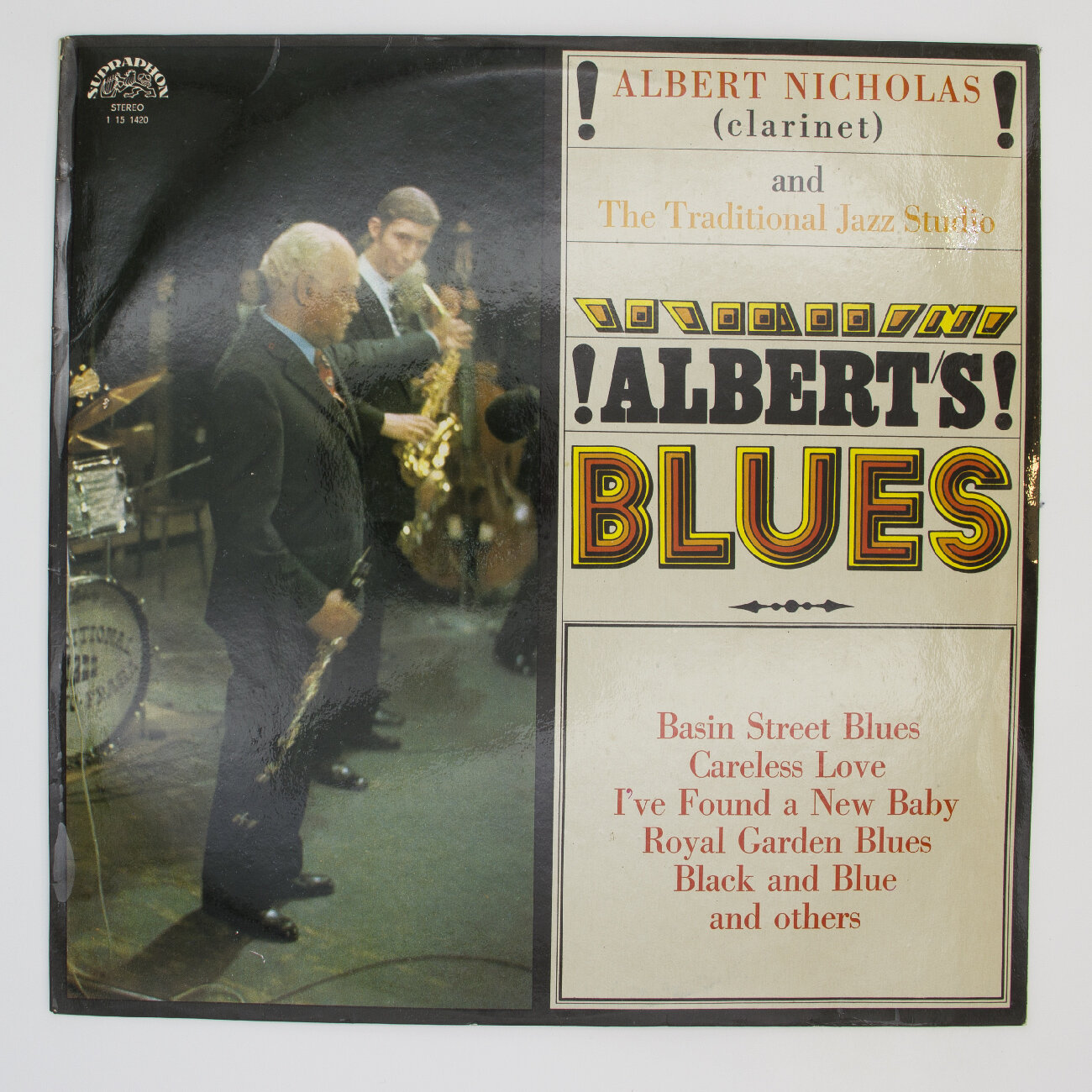 Виниловая пластинка Albert Nicholas And The Traditional Jazz Studio - Albert's Blues, 1xLP, EX