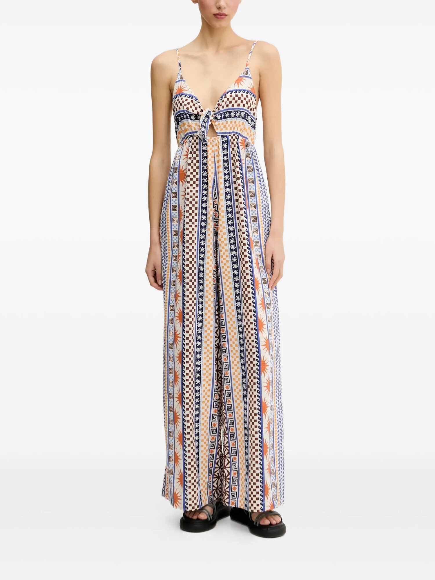 Комбинезон RIP CURL San Carlos graphic-print tie-front jumpsuit