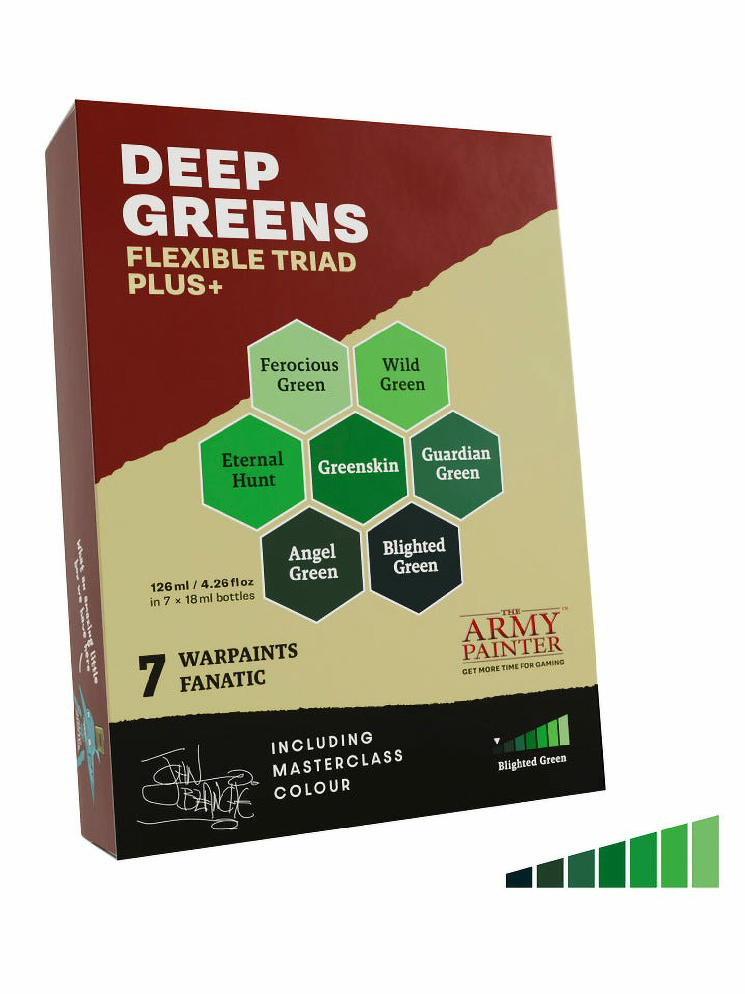 Набор красок Army Painter серии Flexible Triad PLUS+ - Deep Greens WP8088, 7 шт по 18 мл