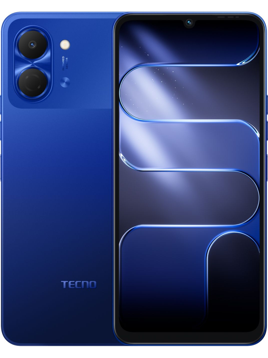 Смартфон Tecno Spark Go 3 6.75", 4/64Gb, NFC, IPS, 90Гц, 5000мАч, синий