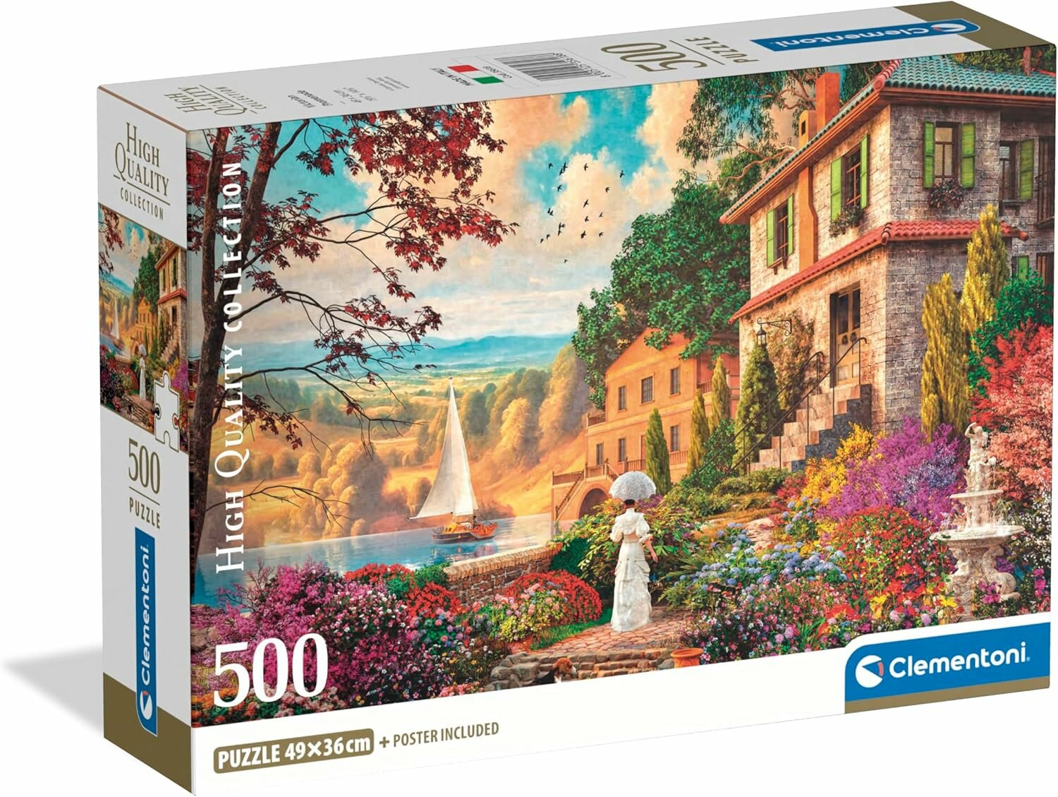 Пазл для взрослых Clementoni 500 деталей, элементов: Викторианский променад