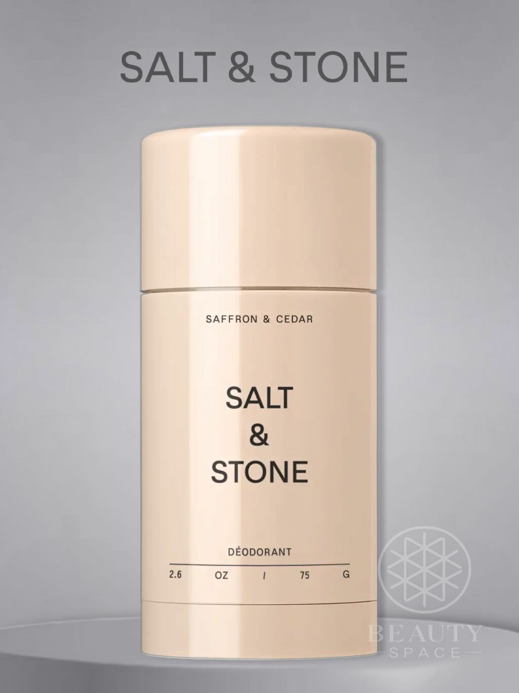 Salt & Stone Дезодорант Saffron & Cedar Extra-Strength Aluminum-Free Deodorant, 75g