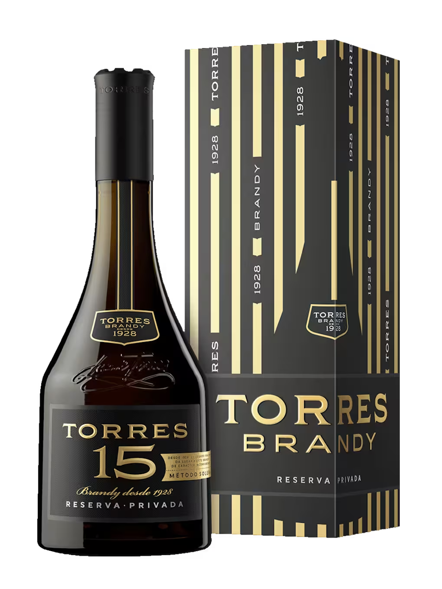 Бренди "Torres 15" Reserva Privada, 0,7 л в подарочной упаковке