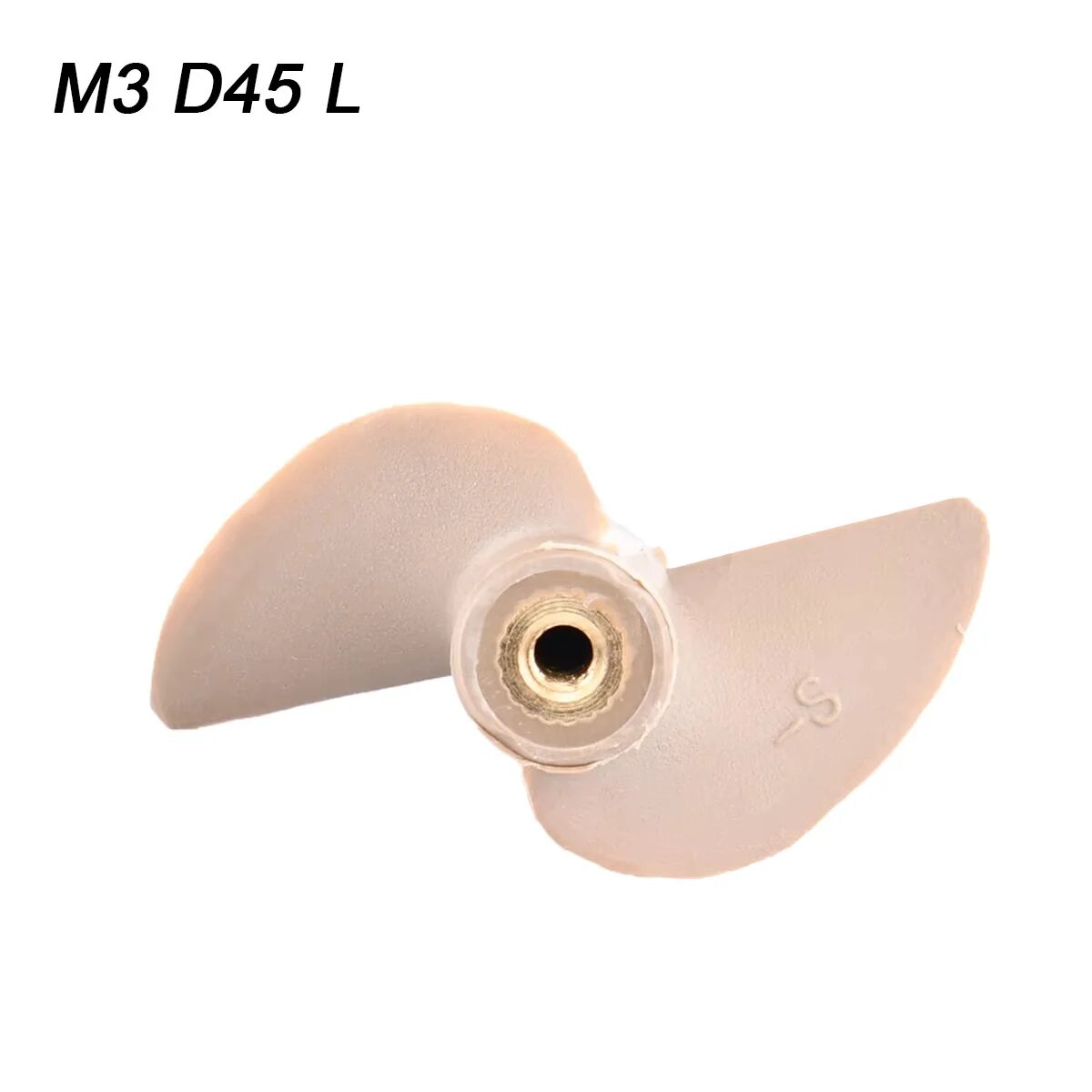 Пропеллер для лодки M3 D45mm Left brown