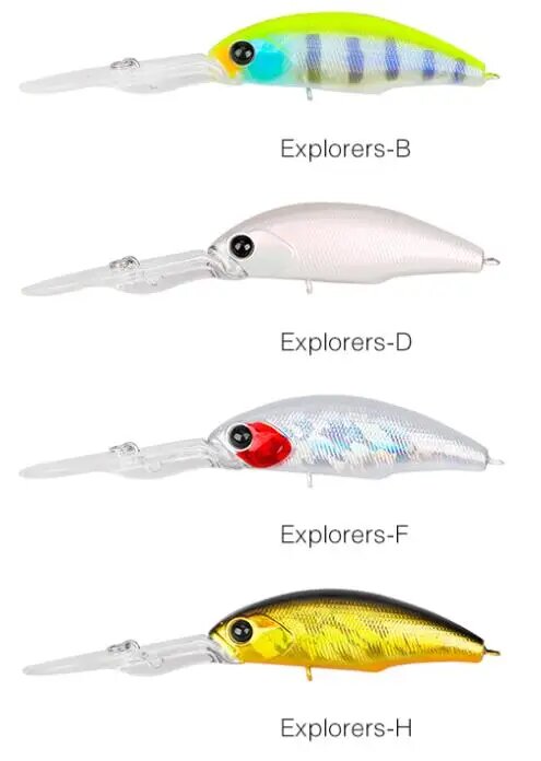 TSURINOYA SHAD EXPLORERS, Цвет DW113--BDFH, 4 шт.
