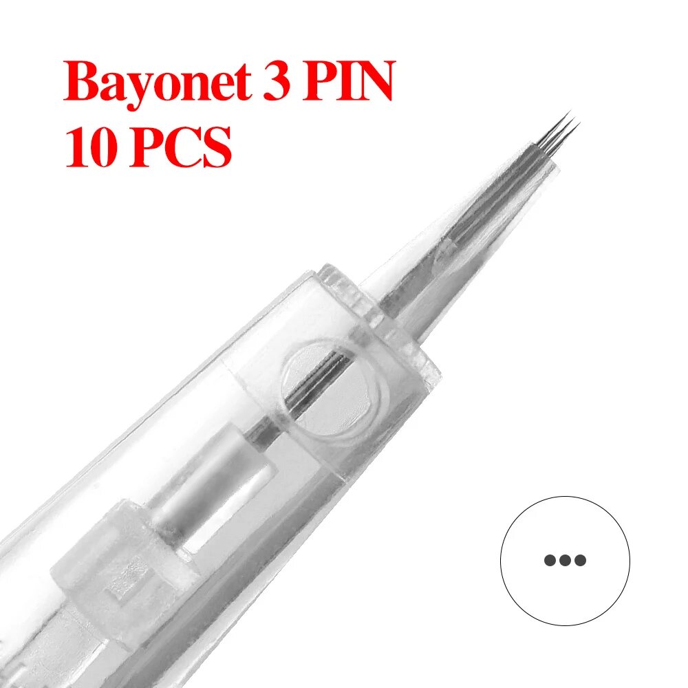 Картриджи для Dr Pen A6 MEETCARE 1-42 пинов 10pcs 3PIN