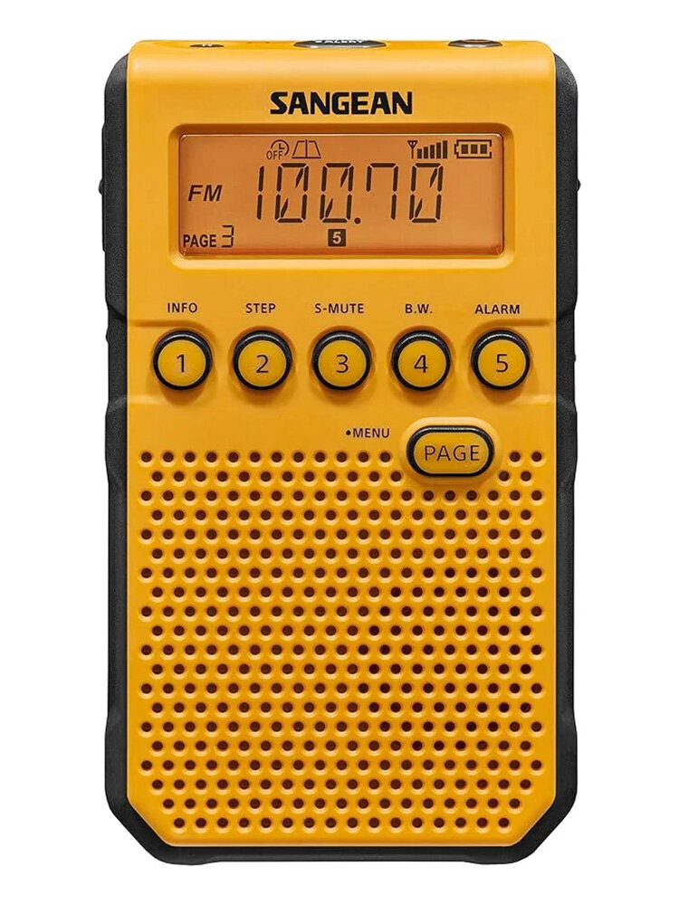 Портативный двухдиапазонный радиоприемник Sangean DT-800C AM/FM с функцией зарядки, карманный FM-приемник
