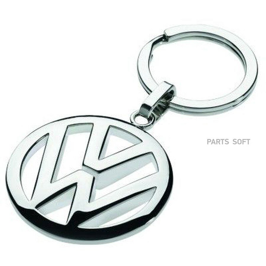 Брелок логотип vw, серебристый от официального дистрибьютора, VAG, артикул 000087908