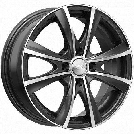 Диск колеса литой R15х6J, PCD 4x100, ET50, DIA60,1 "мальта" алмаз LADA Largus, Vesta, Nissan Almera