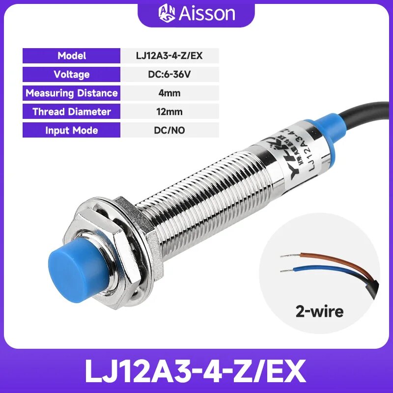 Датчик приближения LJ12A3-4-Z/EX 12мм, DC 6-36V