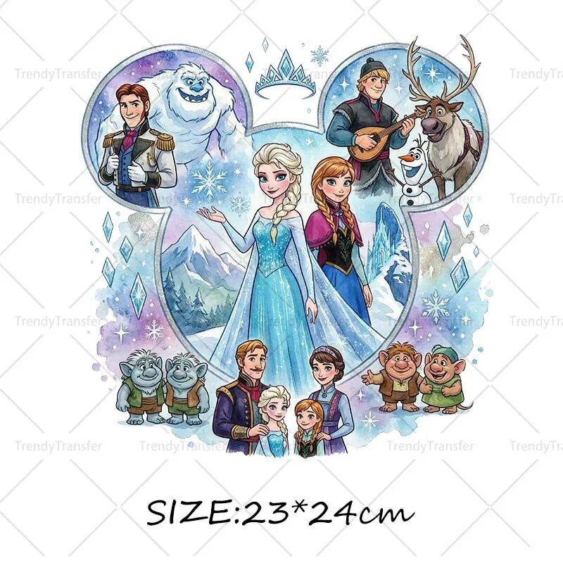 Наклейки Disney "Frozen" с персонажами, Цвет: TT175 (2)