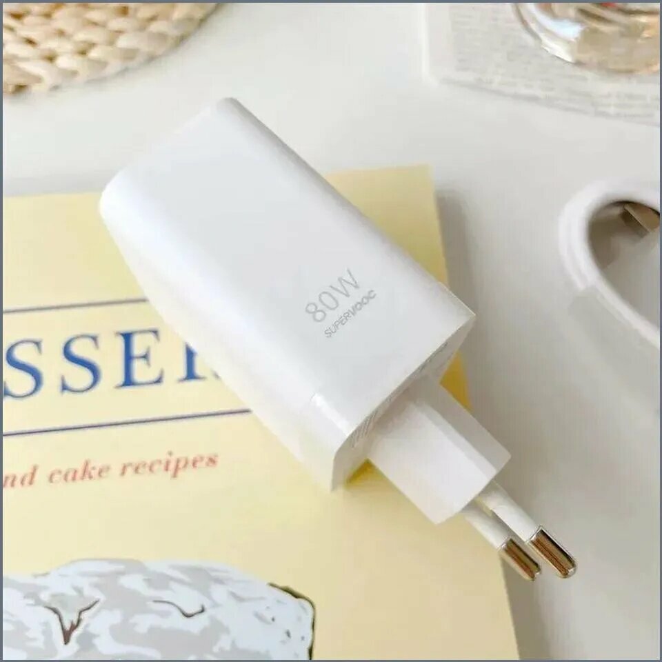 Зарядное устройство для OnePlus 80w + кабель usb - type-c — фото 1