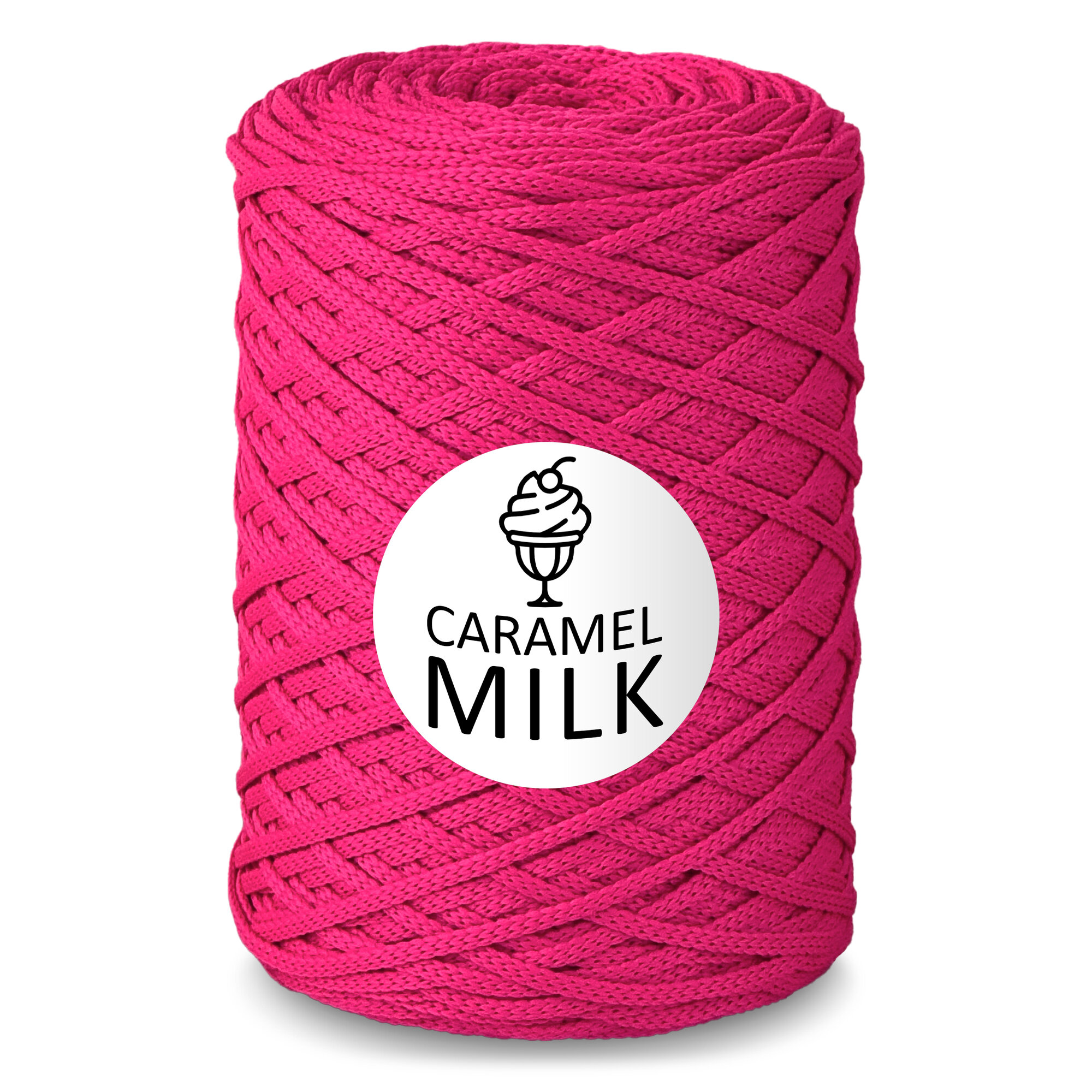 Нежнейший полиэфирный шнур Сaramel MILK 3 мм. 150 м.
