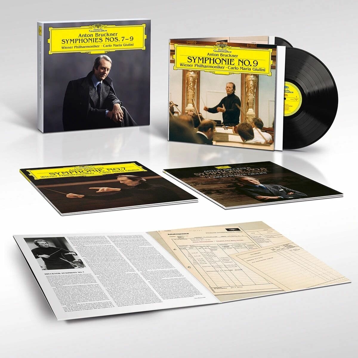 Виниловая пластинка Carlo Maria Giulini - Bruckner: Symphonies Nos.7-9 (6LP) Limited, 2024
