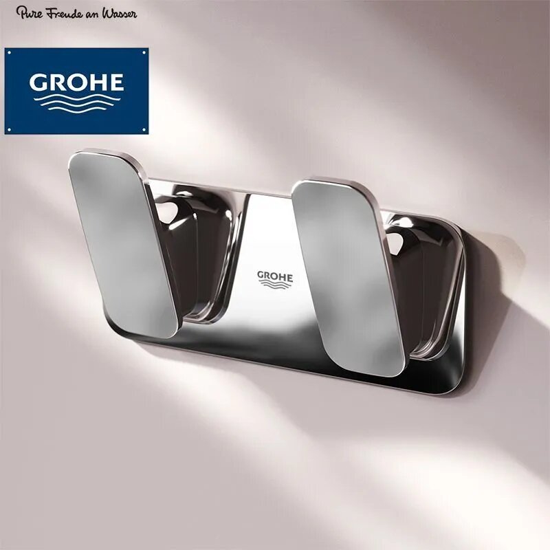 Крючок для ванной GROHE BauCosmopolitan двойной, хром, 2 крючка