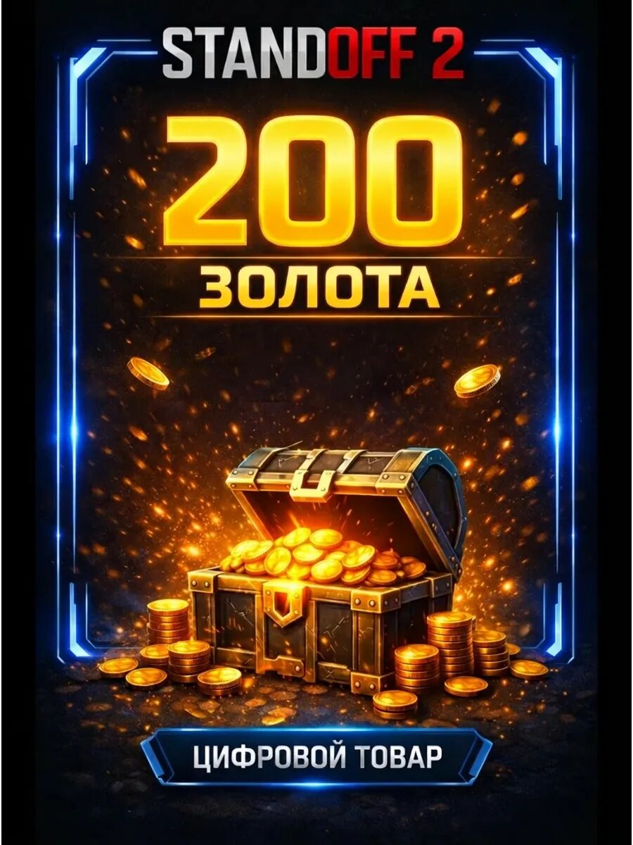 Пополнение 200 Золота Gold STANDOFF 2 пополнение по ID без входа в аккаунт
