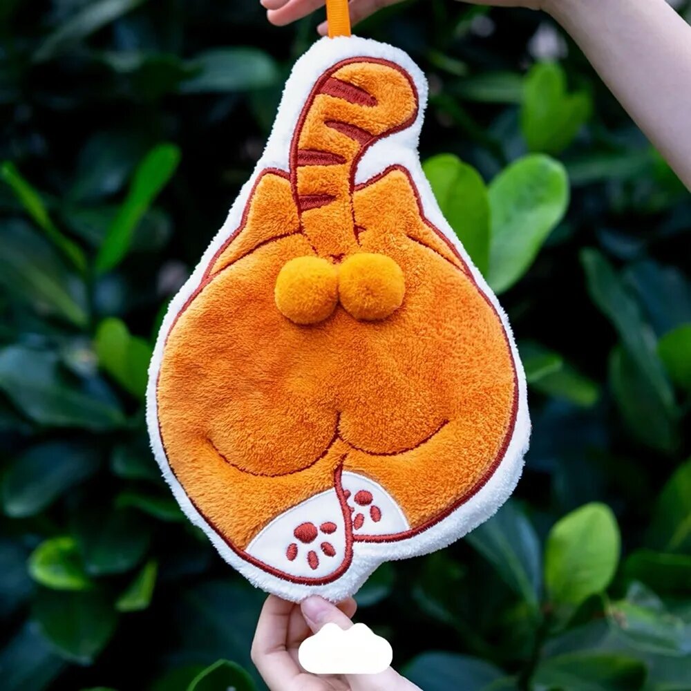 Флисовое полотенце-кошка, цвет B