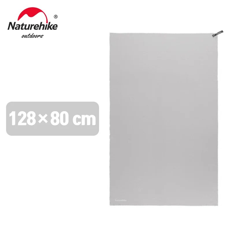 Полотенце Naturehike 2026 быстросохнущее Белый, Gray 128x80cm