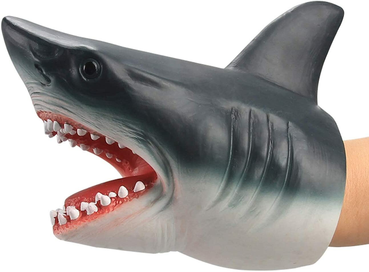 Шарк Hand Puppet для детей Пластиковый Мягкий Great White Shark Пластиковый Игрушка для бассейна Пляж Купание Role Play Marine Animal World Action Figure Возраст 2-4 года 5-7 лет Материал PVC Размер упаковки 23X13X5 см Вес 0.400 кг Упаковка OPP Bag