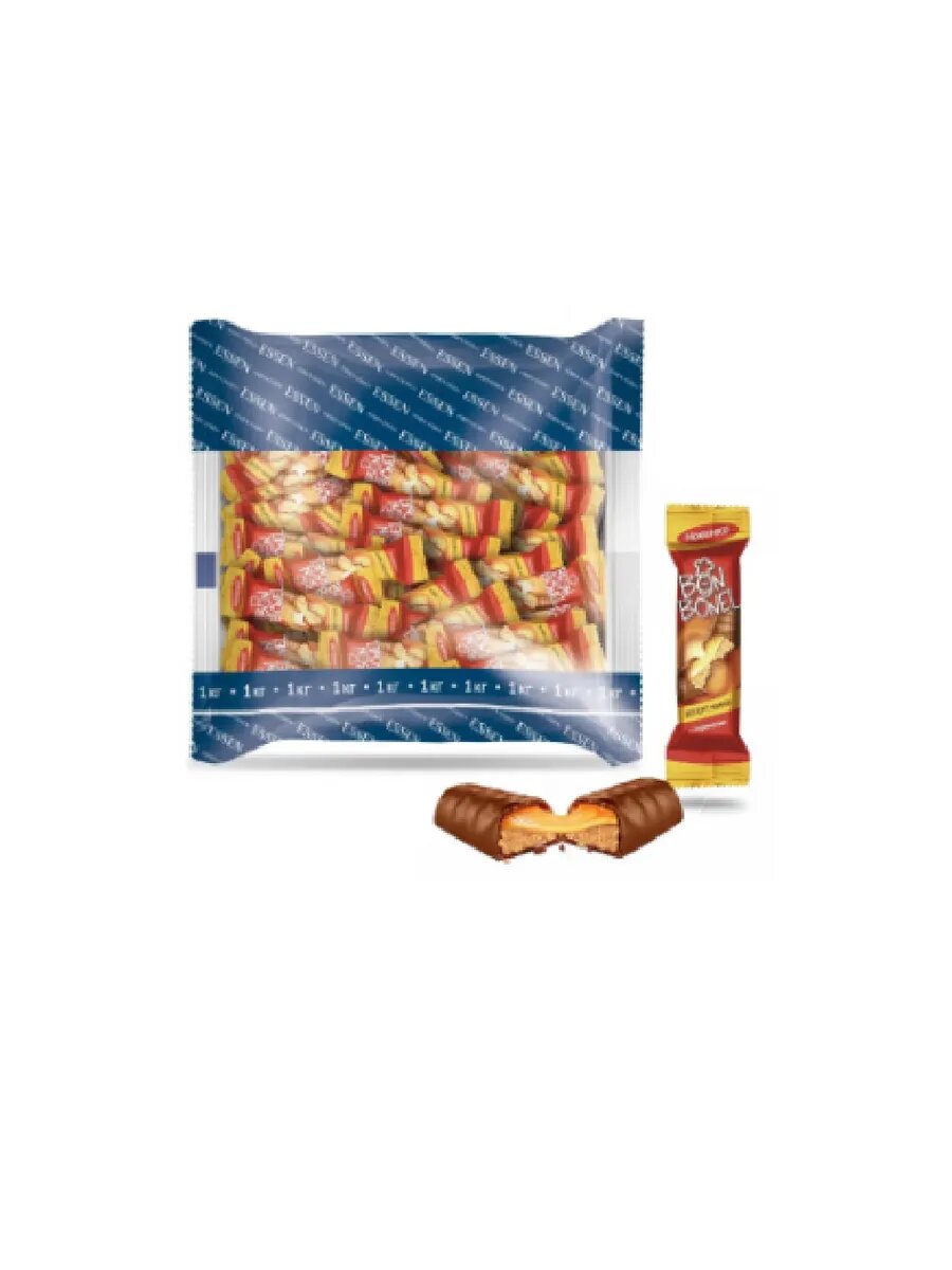 ESSEN Конфеты Десерт-мини Berlingo с карамелью, 1 кг