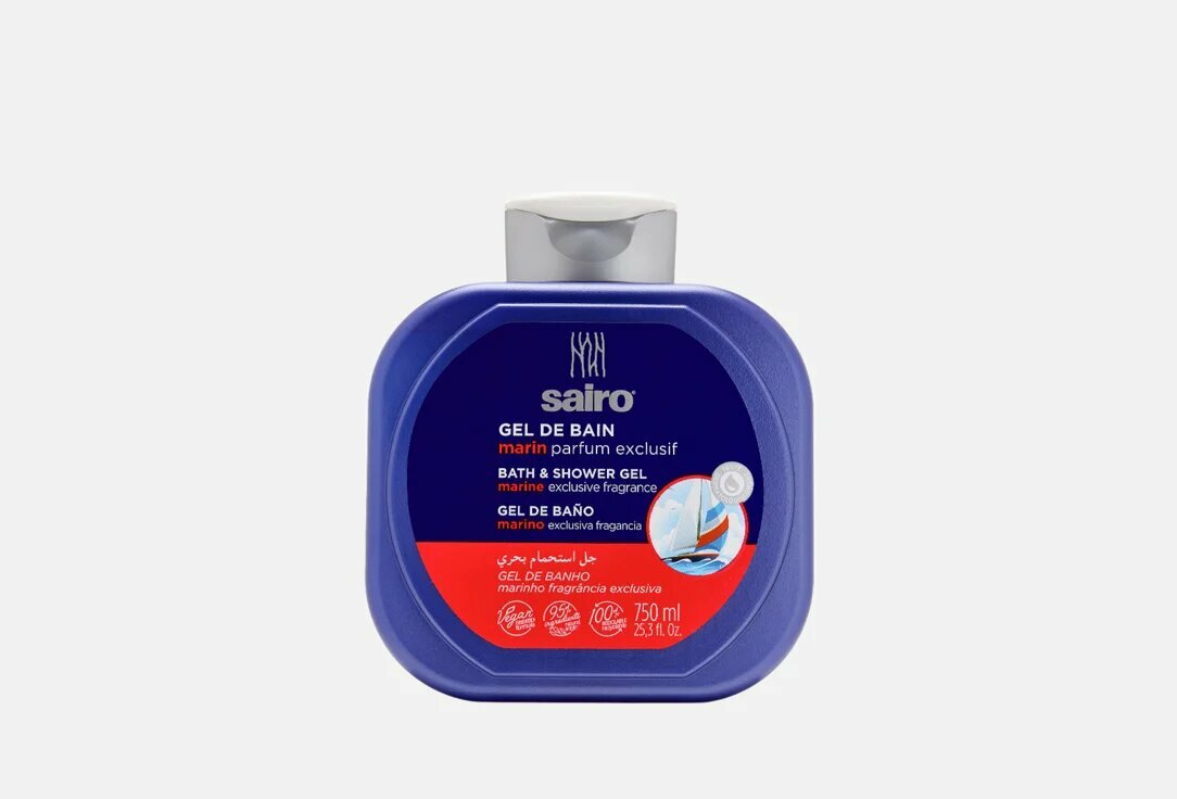 SAIRO MARINE EXCLUSIVE FRAGRANCE Гель для душа 750мл