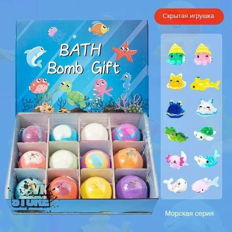 Bath bomb gift с игрушкой — фото 1