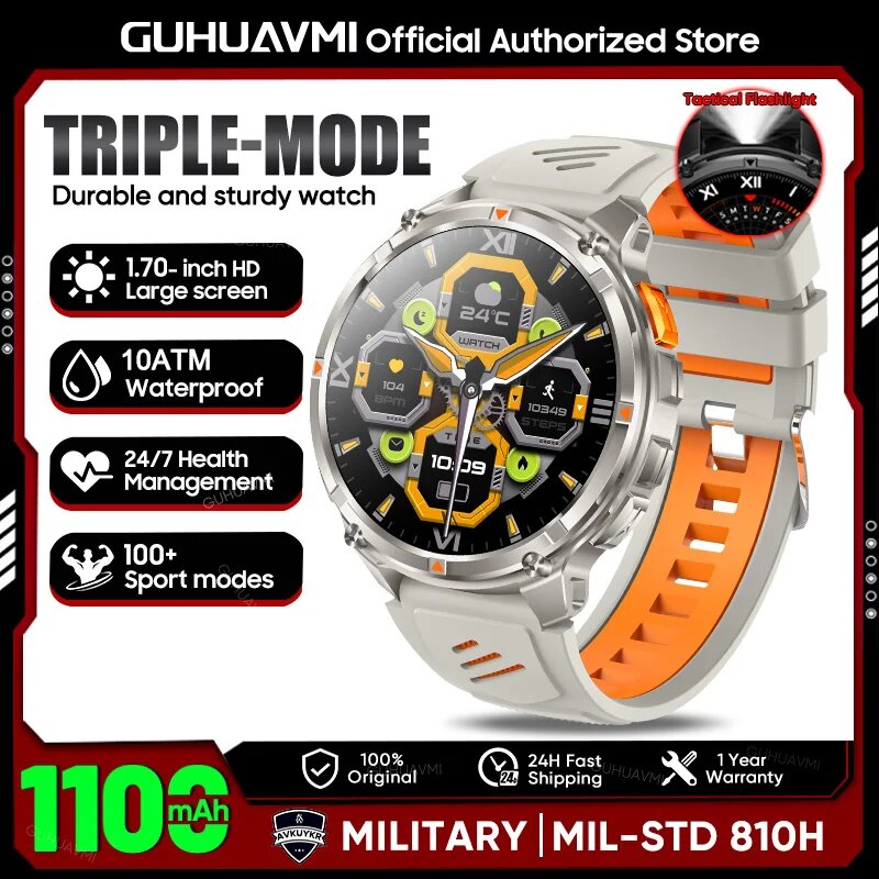 Мужские умные часы T-Rex3 Ultra GPS Grey Orange