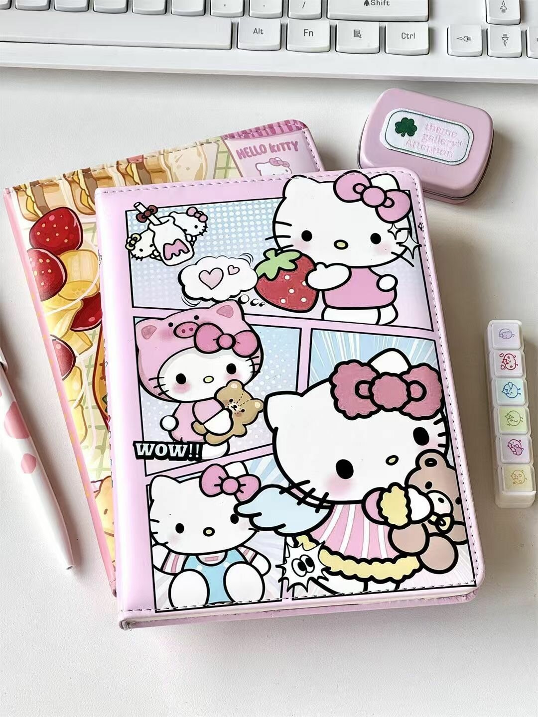 Блокнот для записей, тетрадь с логотипом Hello Kitty / Хелло Китти