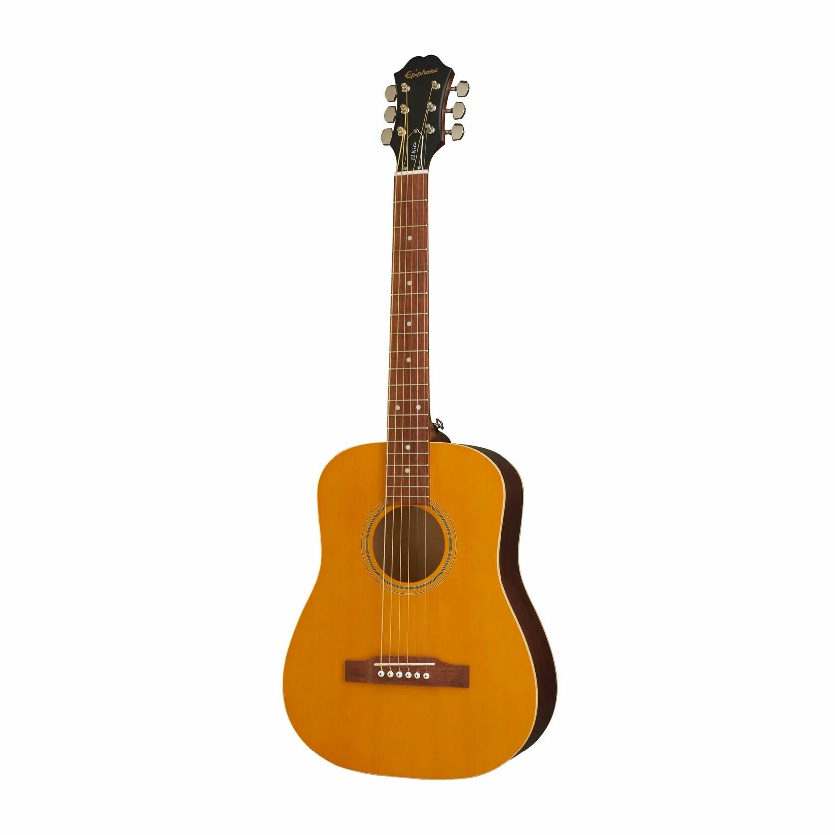 Epiphone El Nino Travel Acoustic Antique Natural Акустическая гитара уменьшенная с чехлом