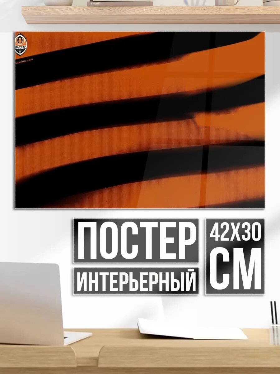 Плакат постер Полосы тигра
