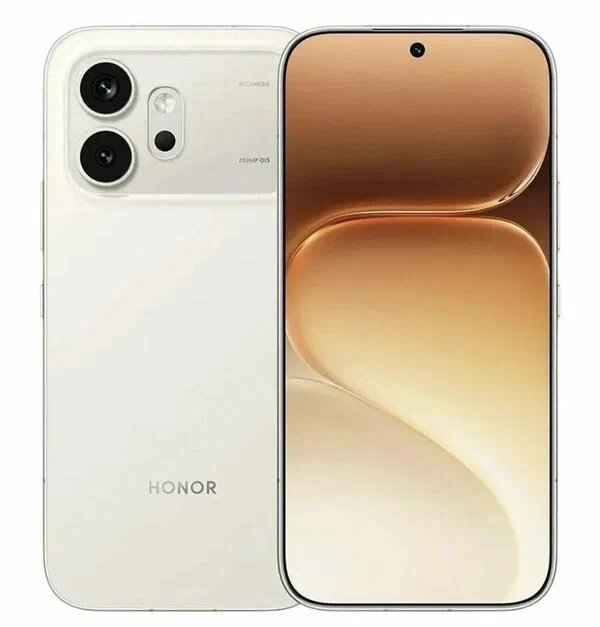 Смартфон HONOR Honor 600, 200 Мп, AMOLED, 12ГБ, 256ГБ, 120Гц, белый