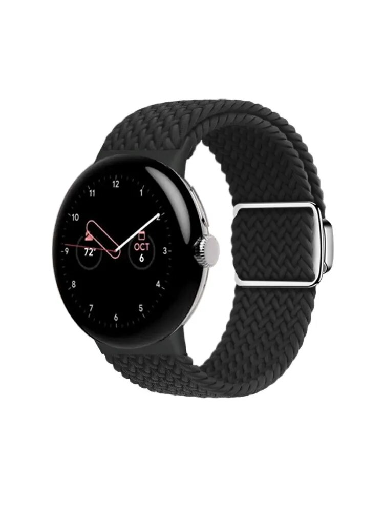 Тканевый ремешок для смарт-часов Google Pixel Watch 4/ 3/ 2/ 1 41мм, дизайн магнитной застёжки, повседневный лаконичный стильный стиль