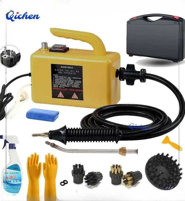 Qichen Пароочиститель C5 2600 Вт, насадки - 4 шт