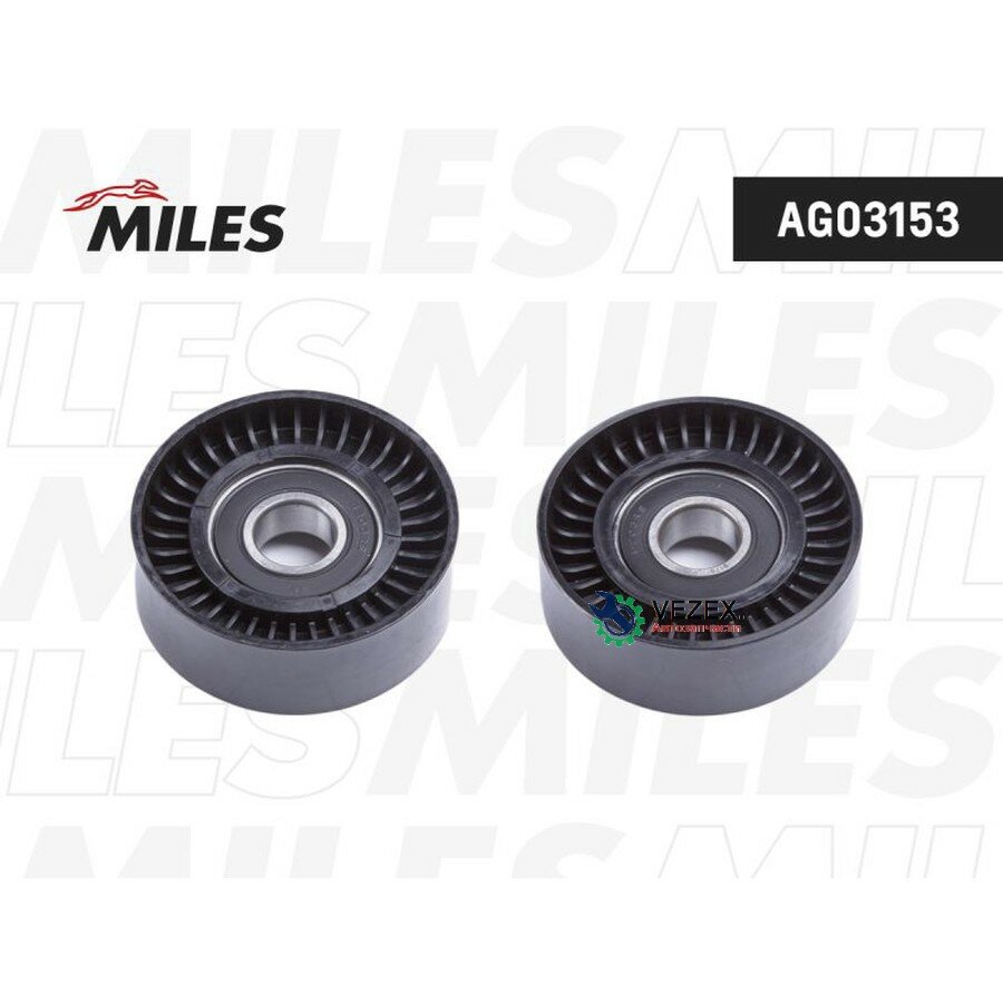 MILES AG03153 Ролик ремня приводного VOLVO S40/60/70/81 (SKF VKM65054) AG03153