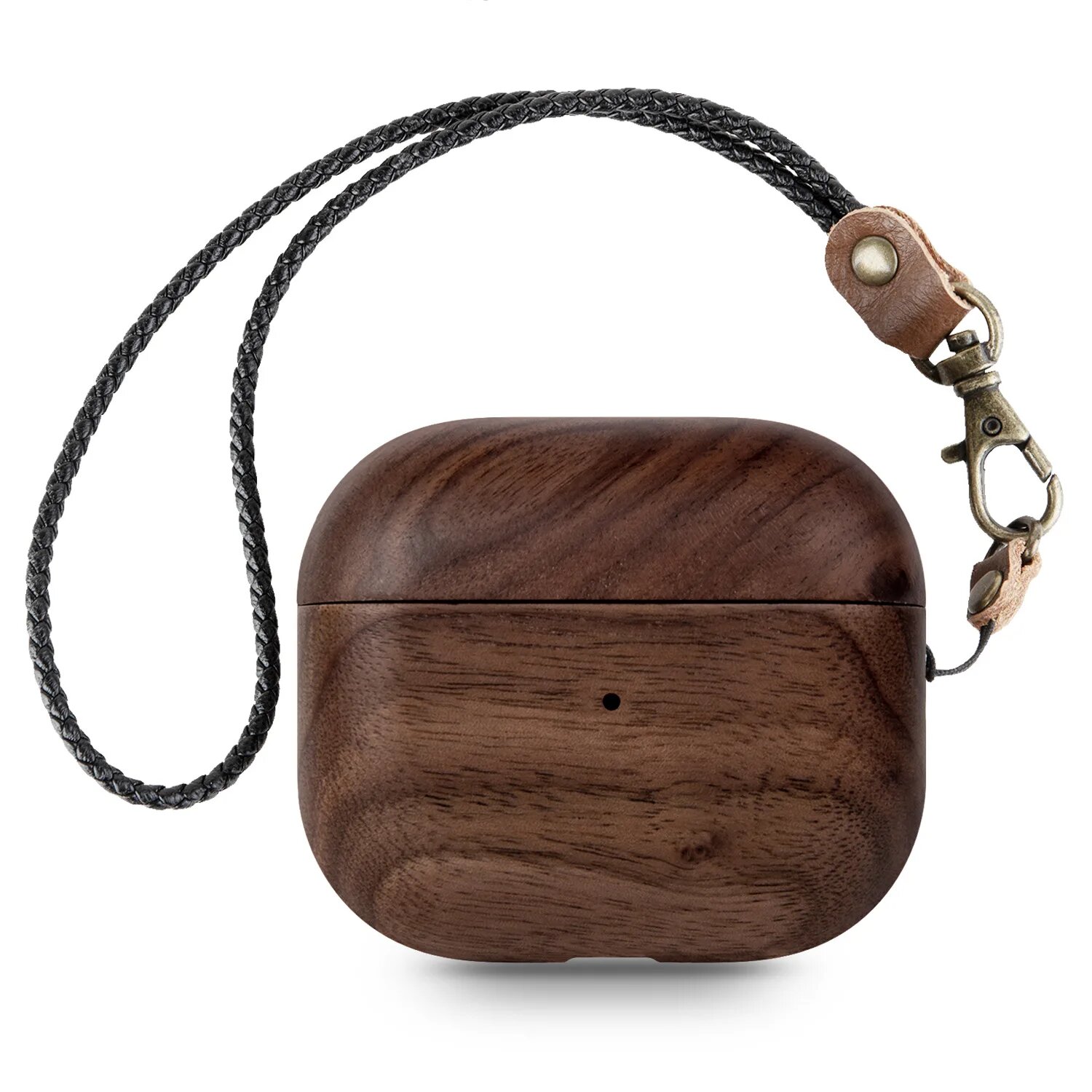 Чехол для AirPods 4 из Walnut wood