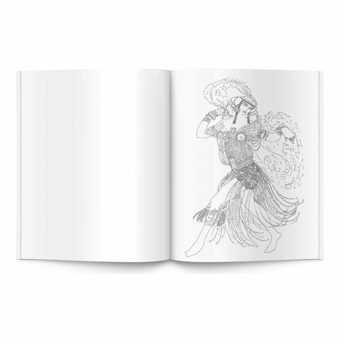 Раскраска для детей и взрослых. Leon Bakst