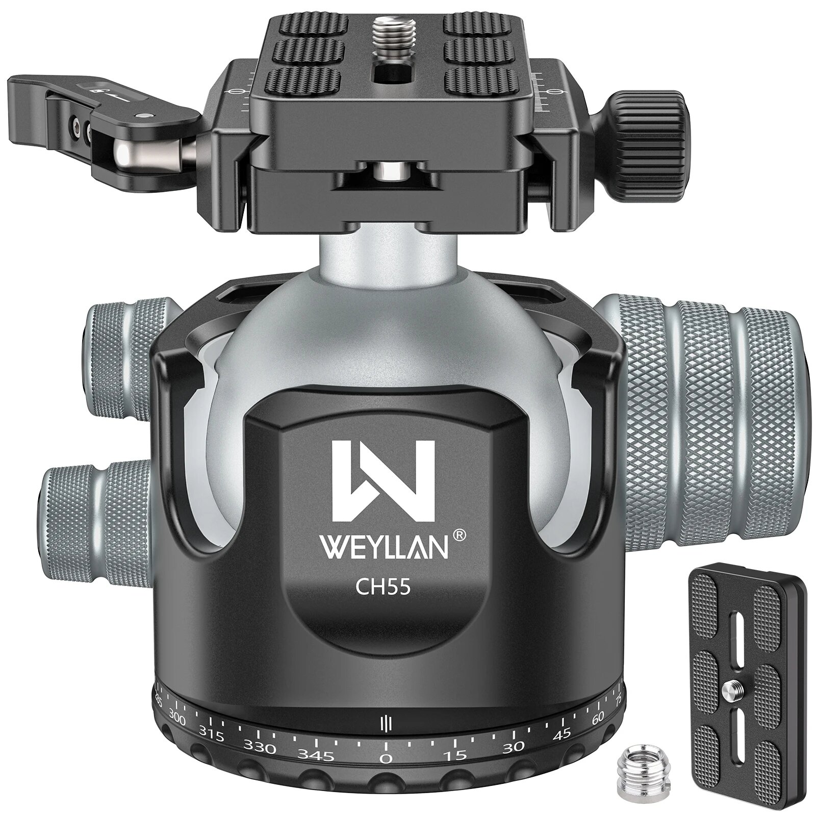 WEYLLAN CH55 Шаровая головка для штатива 55 мм 55mm Lever Lock