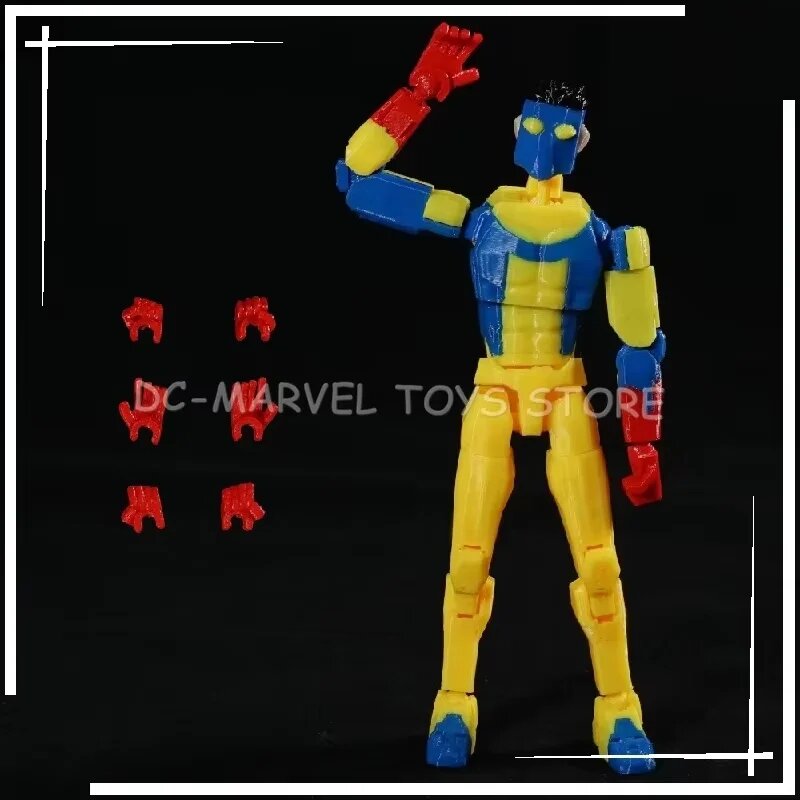 В наличии: 3D-печатная фигурка Blue-Masked Invincible T13 Dummy13, многосуставная, подвижная, трансформирующаяся, настраиваемая игрушка-фигурка
