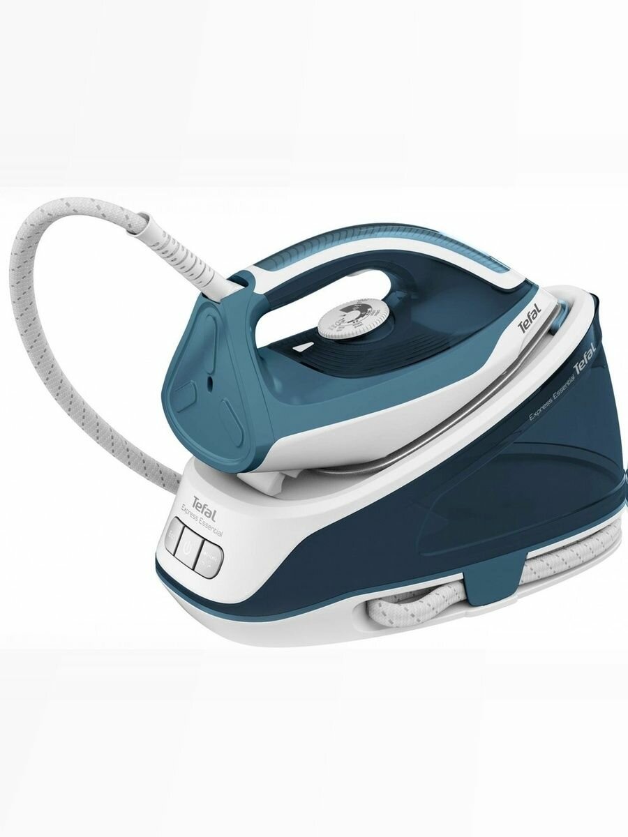 Парогенератор Tefal SV6115E0, бирюзовый/белый, давление 5,2 бар , паровой удар 280 гр/мин